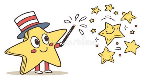 Star Wizard Magical Character And Fantasy Illustration Design Vector Design Generative Ai