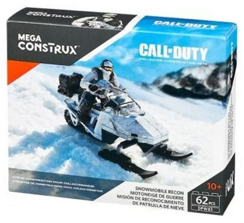 Mega Construx Call Of Duty Snowmobile Recon 62 Pcs Property Room