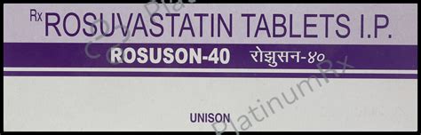 Rosuson 40 Tablet Save 186 On Substitute Medicine