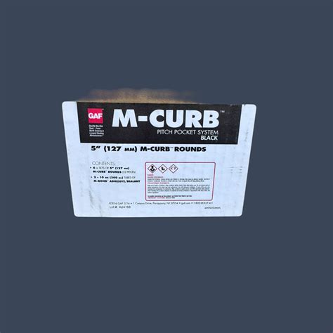 Gaf M Curb Pitch Pocket System Black 5 Round Roofing Penetration Flas