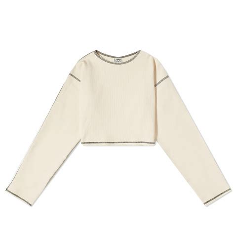 Baserange Womens Garble Top In Undyed Baserange