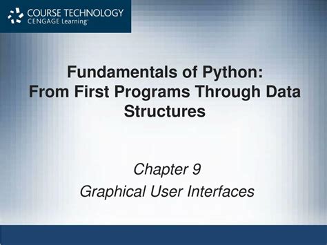 Ppt Fundamentals Of Python From First Programs Through Data Structures Powerpoint