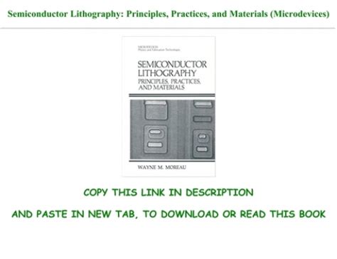 Download Pdf Semiconductor Lithography Principles Practices And