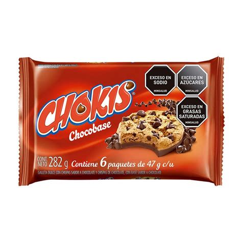Galletas Chokis Chocobase 6 Und X 47 G C U Supermercado Megatiendas