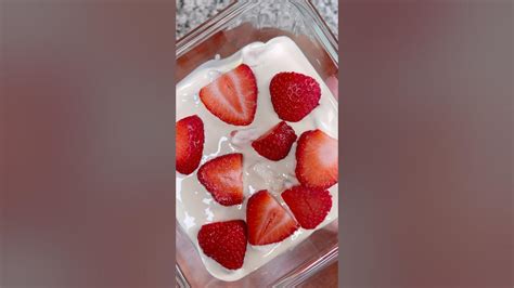 Sweetened Condensed Milk Pound Cake And Fresh Strawberries In Every Bite 😍🍰 Dessert Shorts