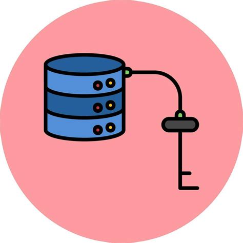 Llave Valor Base De Datos Vector Icono 30906869 Vector En Vecteezy