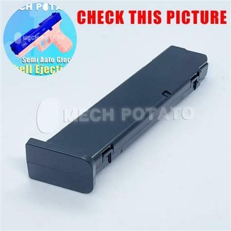 Ready Stock Nerfty Blaster Semi Auto Shell Eject Soft Bullet Toys