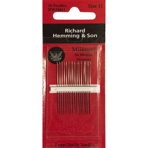 Milliners Needles Size 11 Camberville Threads