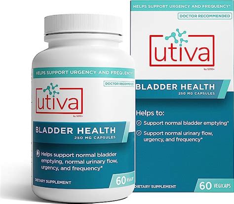 Utiva Bladder Health Natural Bladder Control Supplement For