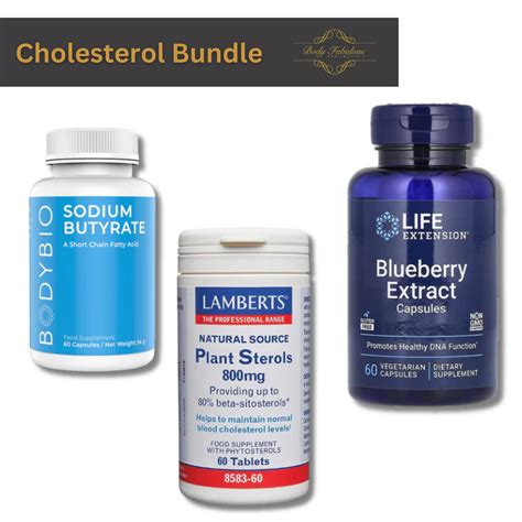 Cholesterol Supplement Pack Body Fabulous Health Clinic