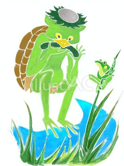 河童イラスト No 23804216｜無料イラスト・フリー素材なら「イラストac」