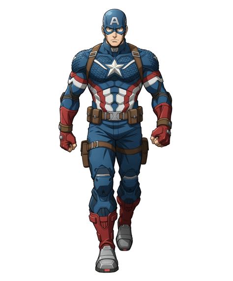 Capitan America Marvel Tokon Fighting Souls By Brunovelitlaos501god