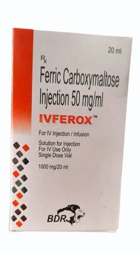 50mg Ivferox Ferric Carboxymaltose Injection At ₹ 900vial Ferinject