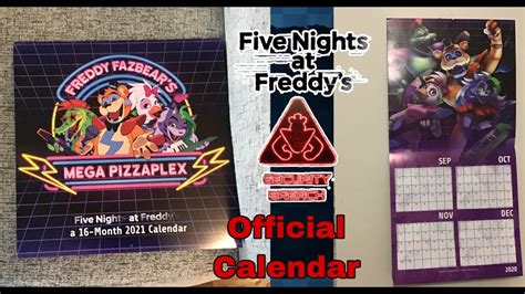 Fnaf Security Breach Calendar