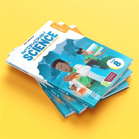 Science Textbook Cover Design Mockup B8