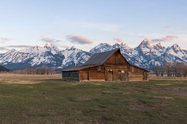 Webimage Panorama Of The Infamous T A Moulton Barn During Sunrise In