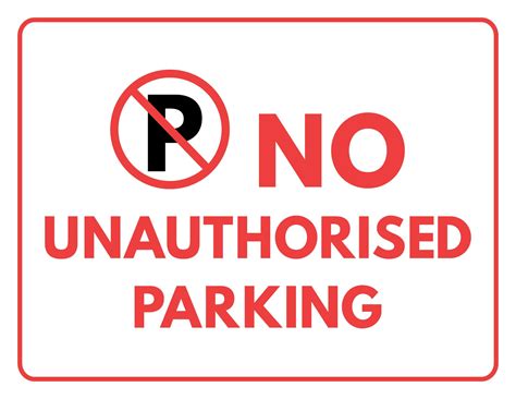 Free Printable No Parking Sign Templates [pdf] With Arrow