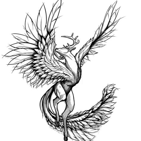 Peryton By Khadarsensei On Deviantart