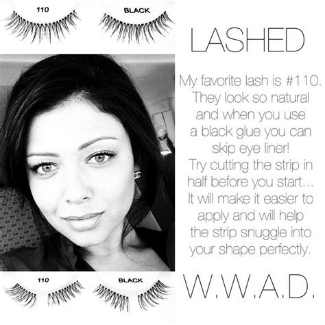 W W A D Tips False Eye Lashes False Eyelashes Black Lashes Lashes