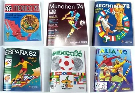 Colección 13 Álbumes Fútbol Panini Mundiales 1970 2018 Mercadolibre