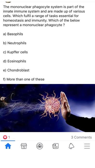 Solved The Mononuclear Phagocyte System Is Part Of The