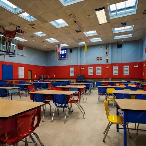 Premium Photo A Classroom Designed Like A Sports Arena With Bleacher