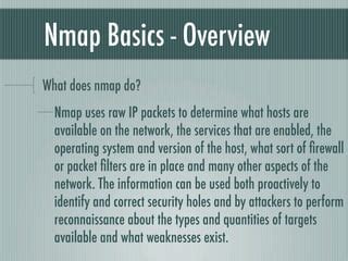 Nmap Basics PDF