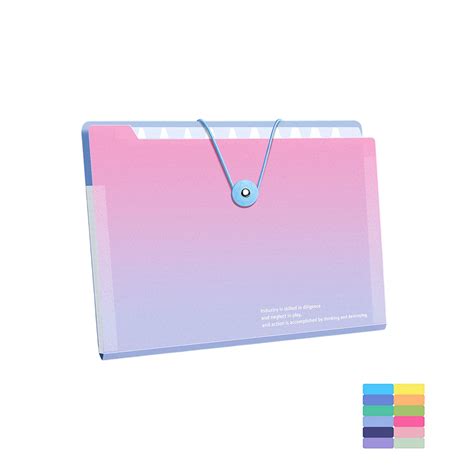 Eespoir A4 8 Pockets Expanding File Folder Accordion Style File Folders With 8 Labels