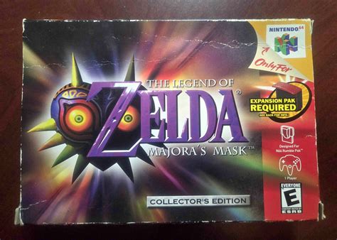 Nintendo 64 Zelda Majoras Mask Collectors Edition N64 Video Games