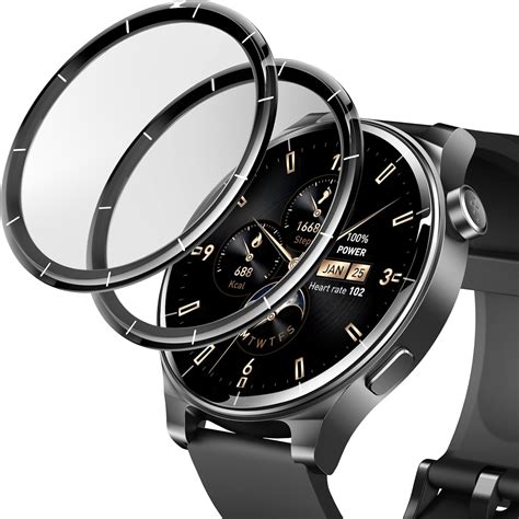 Tozo Compatible With S5 Smartwatch Screen Protector Easily Protect 1 43 Inch Screen Screen