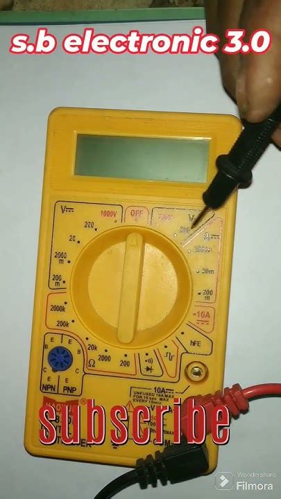 Digital Maltimeter Youtube