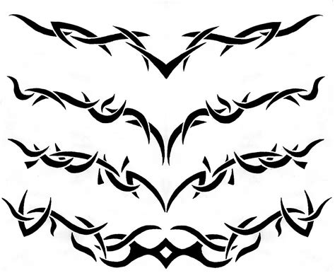 Tribal Back Tattoo