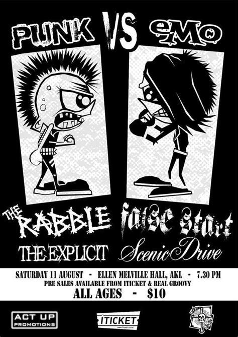 Emo Vs Punk Xxxsk8trxxx Photo 7613193 Fanpop Vintage Band Posters Vintage Concert