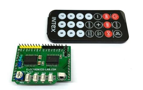 Channel Infra Red Remote Control Arduino Shield Using ULN Electronics Lab