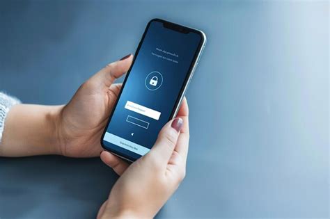 Hand Screen And Smartphone With Internet Banking Or Transaction With Mobile App And Login