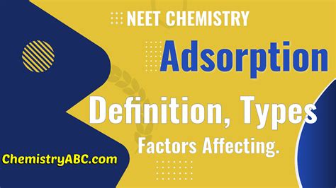 Adsorption Definition Types And Factors Affecting
