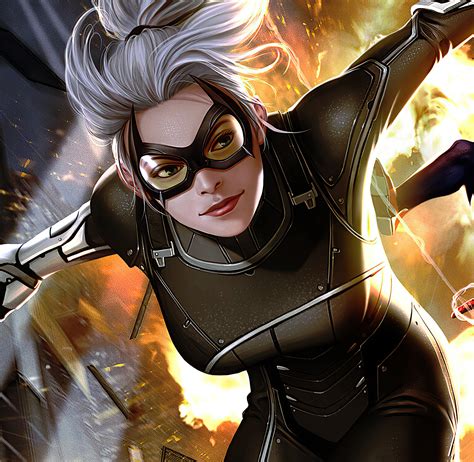 2460x2400 Black Cat Marvel Comic Art 2460x2400 Resolution Wallpaper Hd