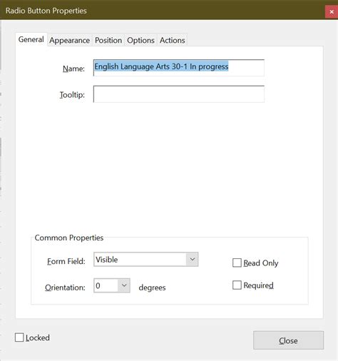 solved make some text boxes required based on radio butto adobe