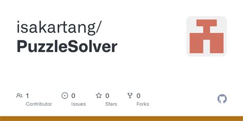Github Isakartangpuzzlesolver