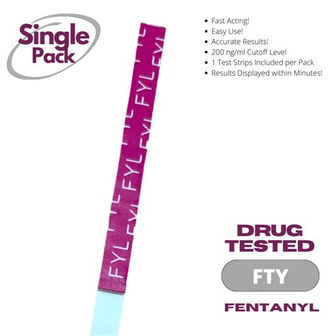 Single Panel Instant Drug Test Strips Ftyfen Instant