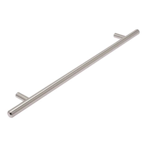 Jaladera Barra De Acero Solido 256 Mm Acabado Niquel Cepillado 20 Pz