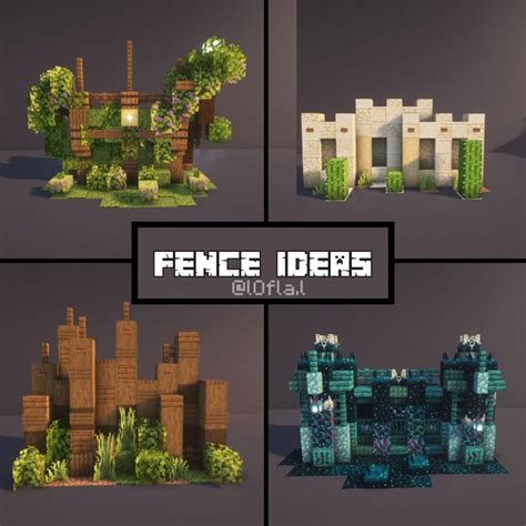 Creative Fence Ideas For Your Minecraft World