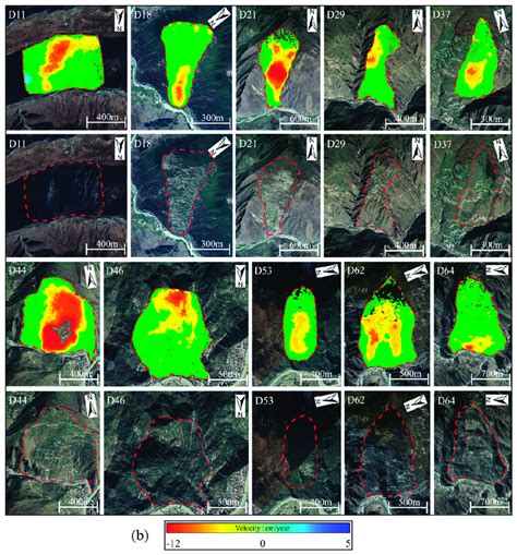 A Sentinel−1 Ascending Data Enlarged Deformation Rate Maps And Download Scientific Diagram