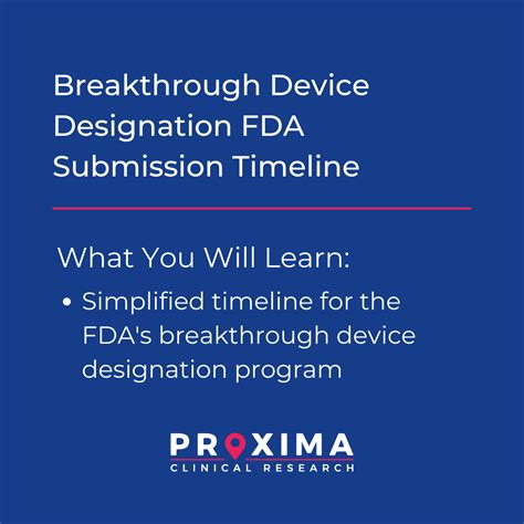 Breakthrough Device Designation Fda Timeline Infographic Tools And Templates