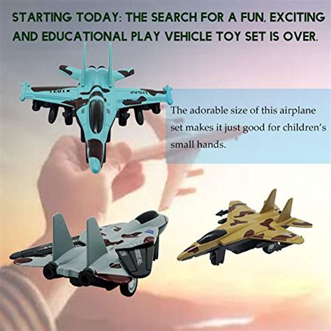 Corper Toys Airplane Toys Set Die Cast Metal Military Fighter Jets For