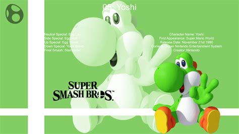 Super Smash Bros Character Spotlight Yoshi Rsupersmashbrosxstream