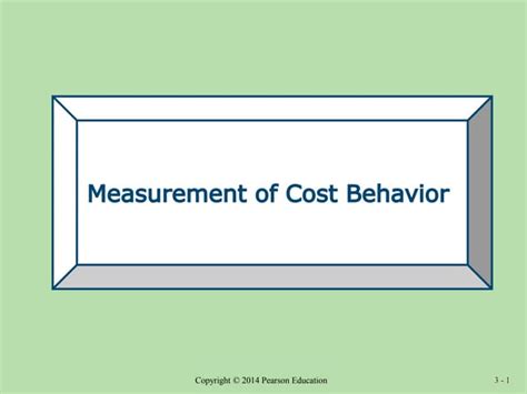 Measurement Of Cost Behaviorppt