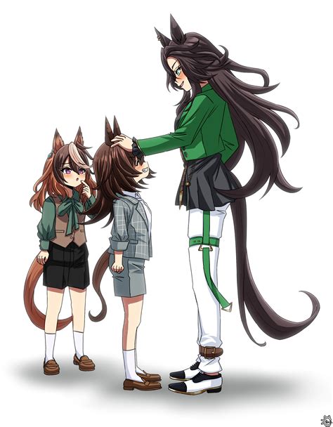 Symboli Rudolf Sirius Symboli And Speed Symboli Umamusume Drawn By