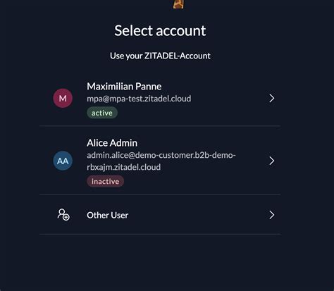 choose which user field is shown on account picker · issue 5669 · zitadel zitadel · github