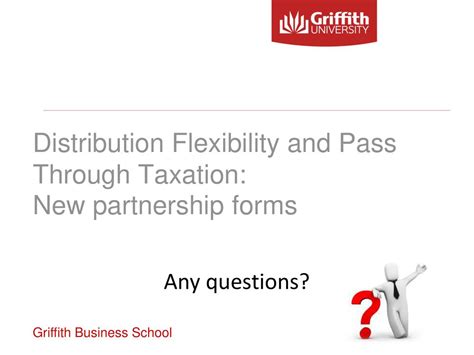 Distribution Flexibility And Pass Through Taxation New Partnerships Ppt Download